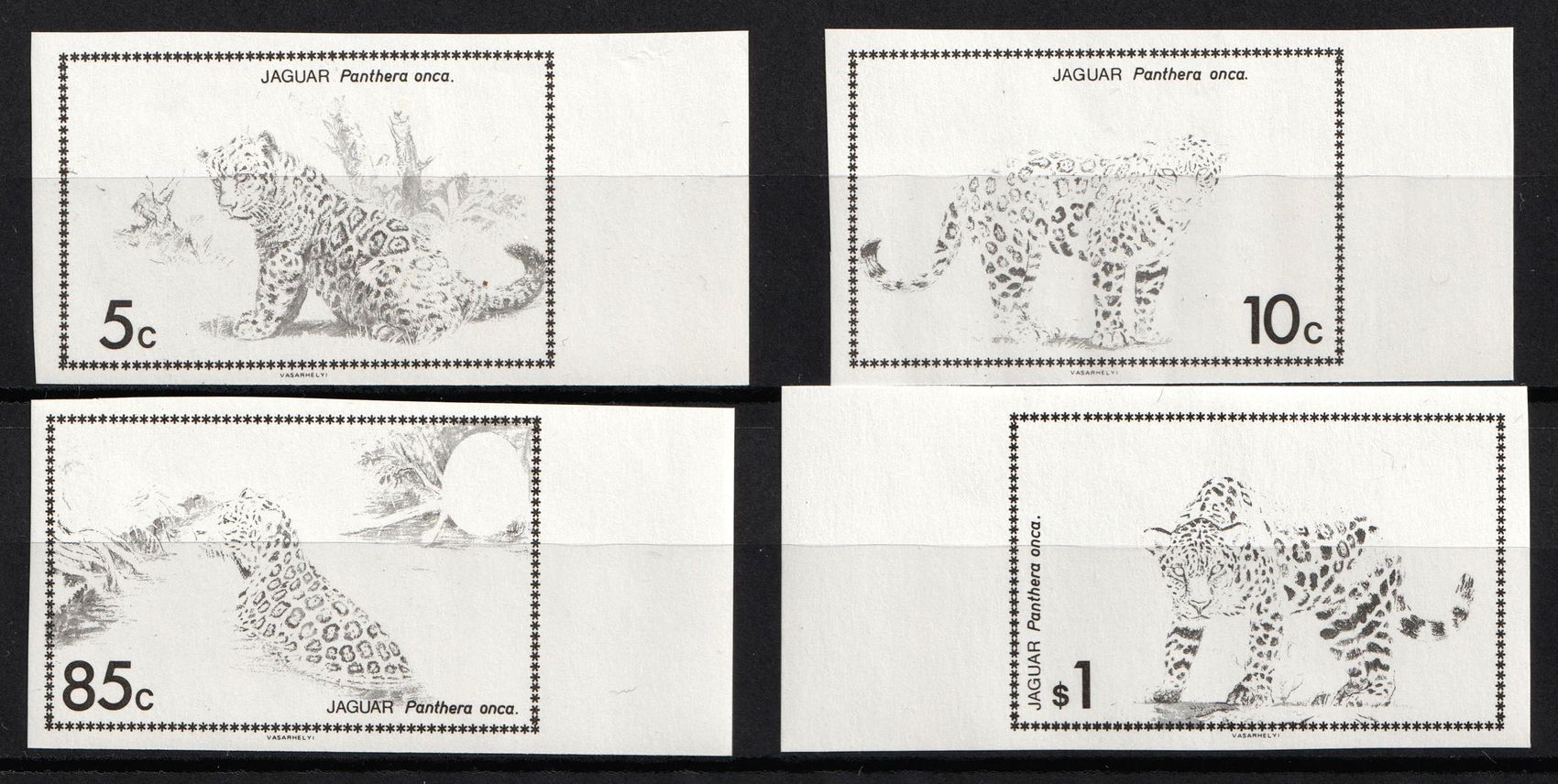 1983 Belize, Proof, Trial Color, Imperforate, Margins, Complete Set ...